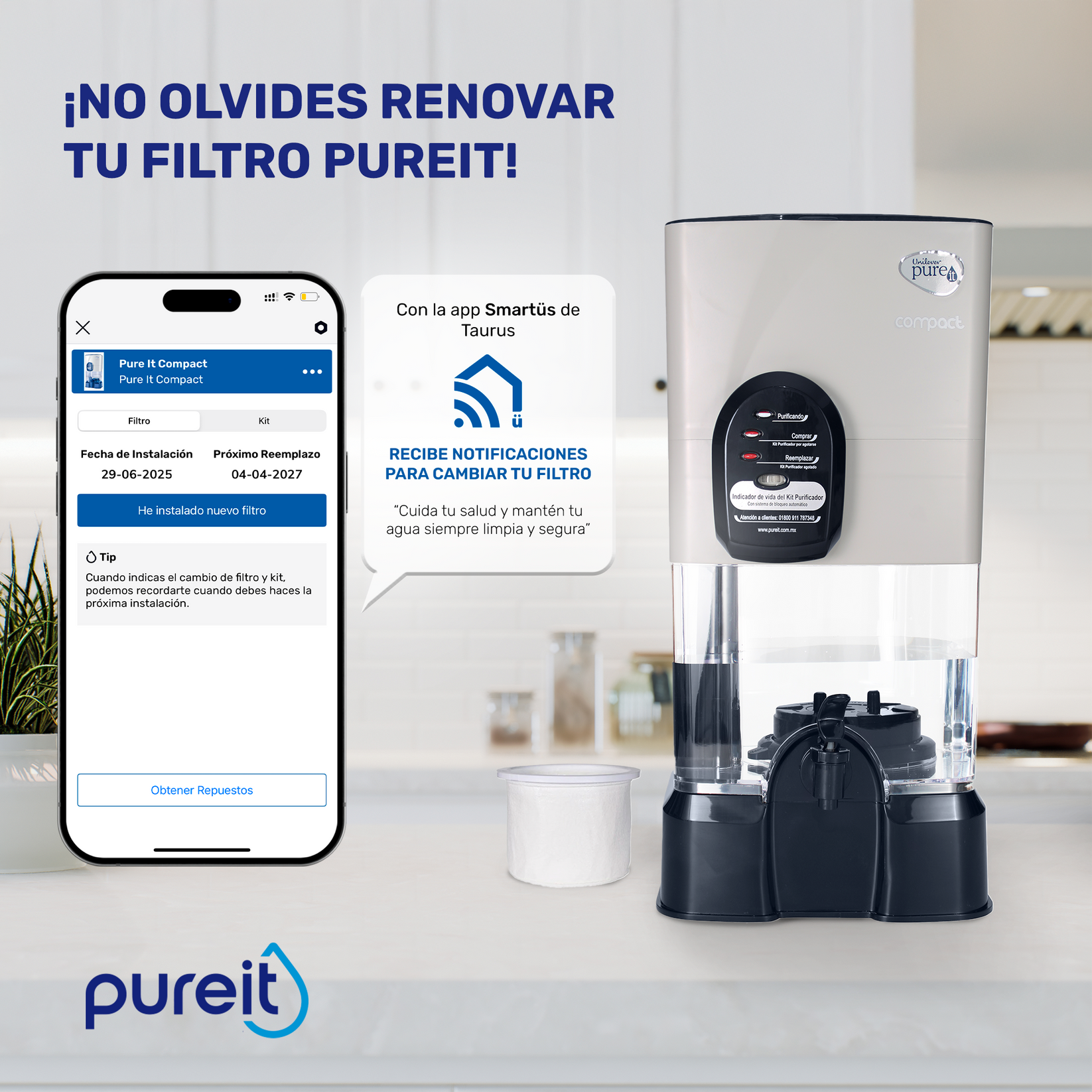 PureIt Compact 5L – Taurus México